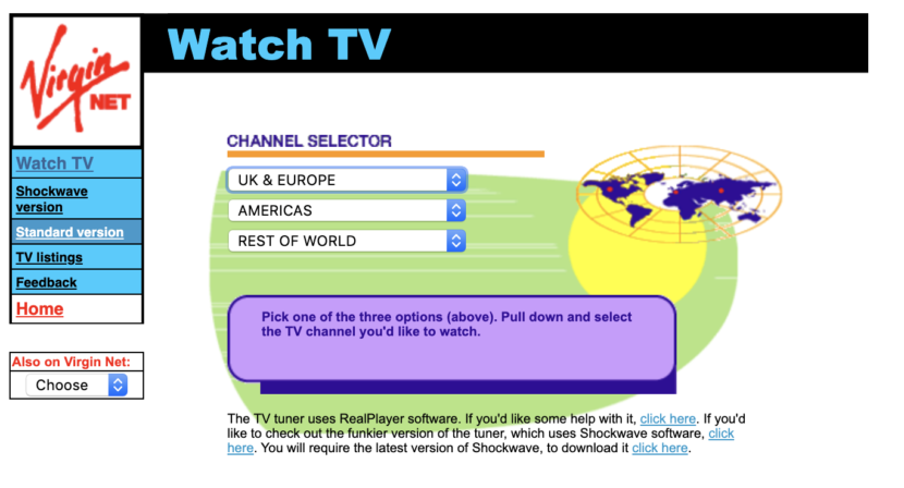 Webcasting & streaming (history)